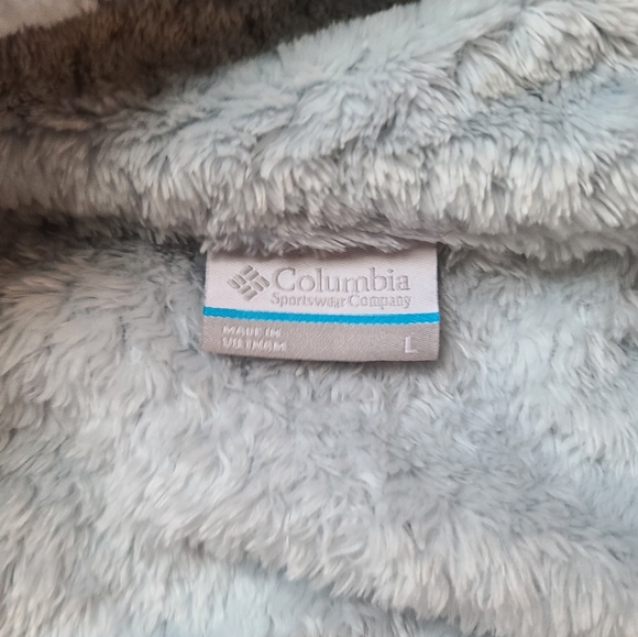 Columbia | Jackets & Coats | Fuzzy Light Blue Columbia | Poshmark